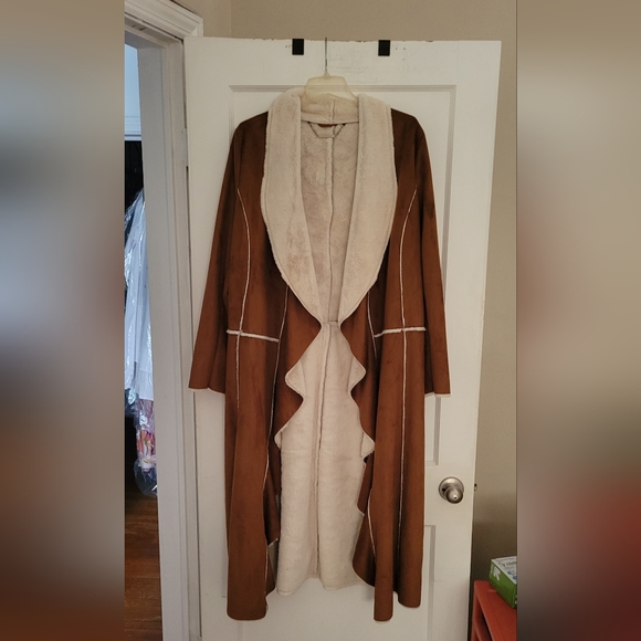 paparazzi | Jackets & Coats | Shearling Coat Cognac Color | Poshmark